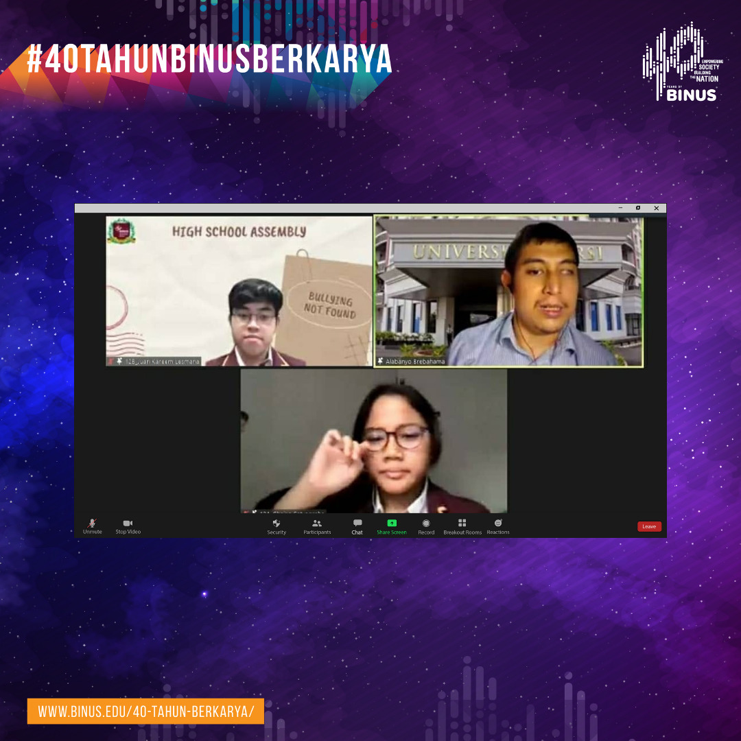 BINUS SCHOOL Bekasi against Bullying – BINUS SCHOOL Bekasi